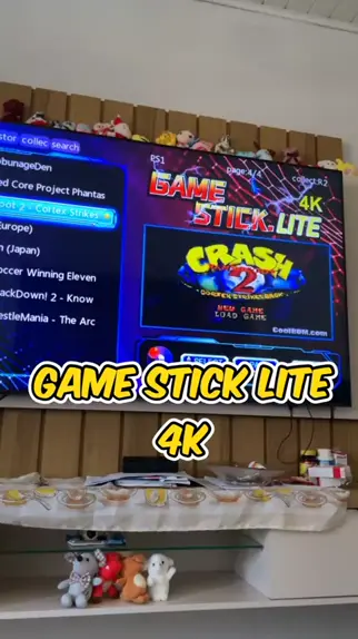 GAME STICK LITE 4K - JOGOS RETRO 🔥