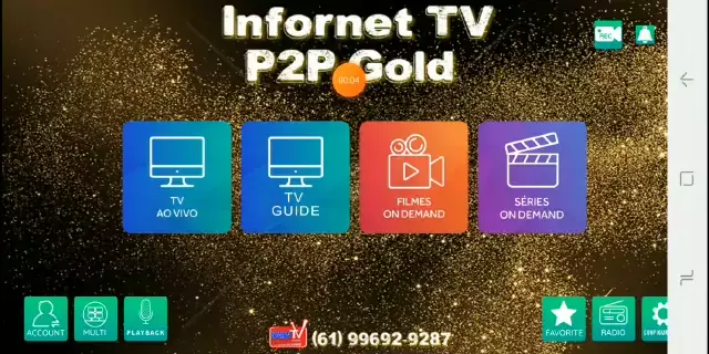 Configurar APK P2P Canais Filmes 2024