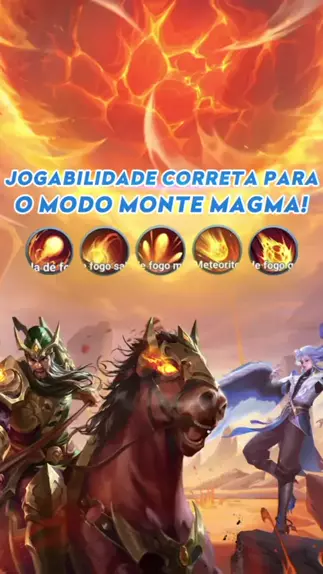 O Monte Magma de outros jogadores VC Eu no jogo